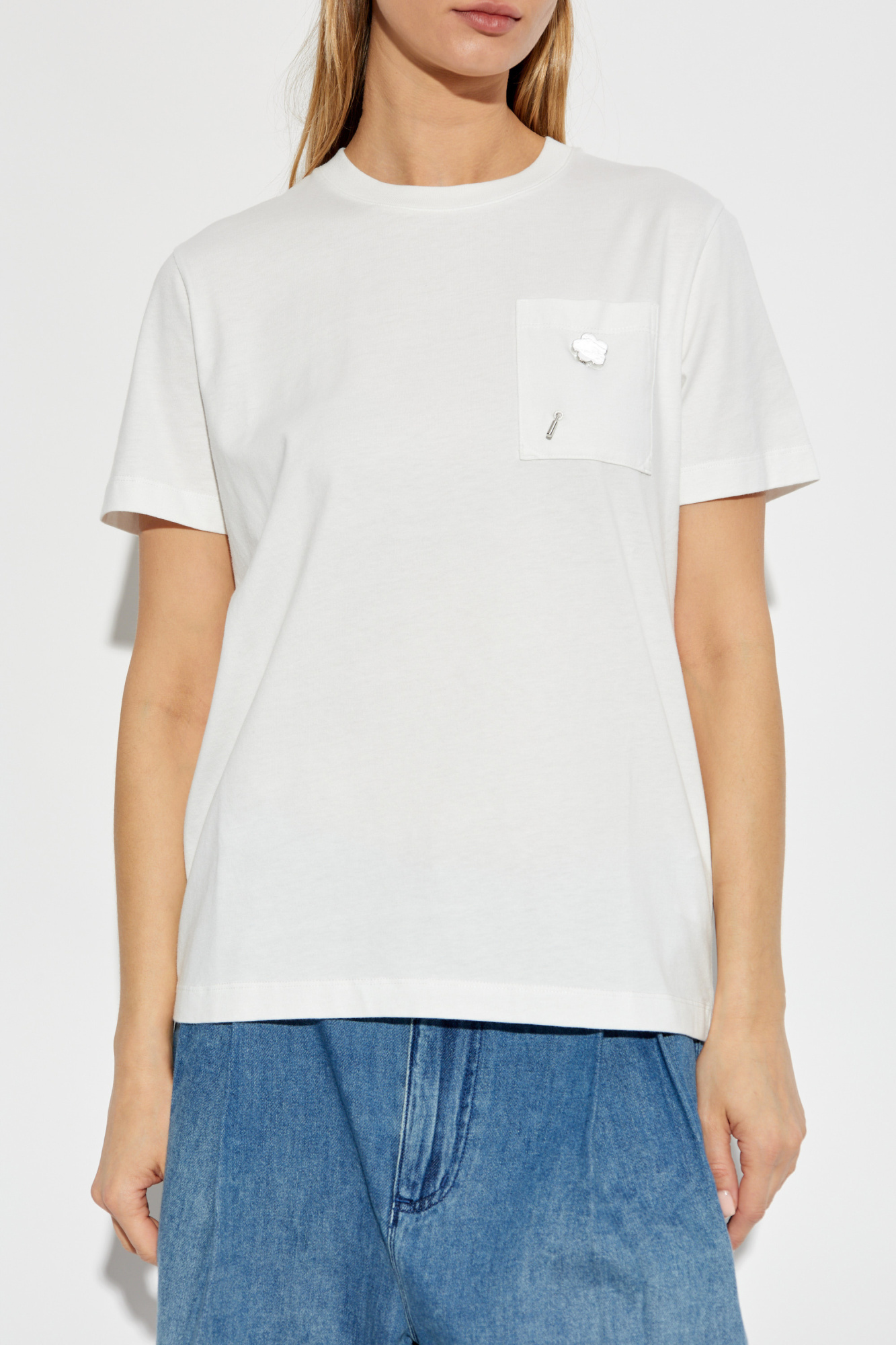 White T shirt with pocket Kenzo Vitkac Canada